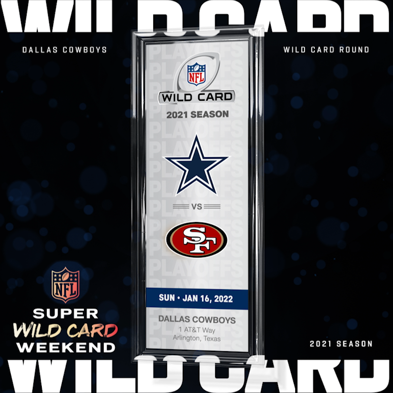 Dallas Cowboys vs. San Francisco 49ers | NFL Virtual Commemorative Tickets